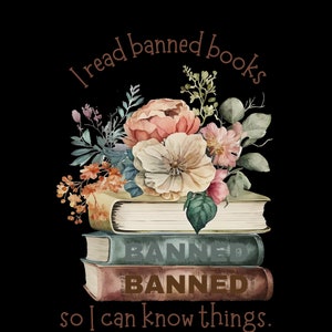 Banned Books Svg Png, Don't Ban Books Svg Png, Read Banned Books Week ...
