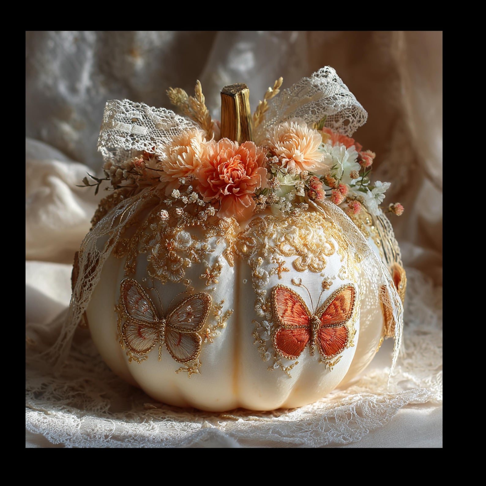 Boho Pumpkin Clipart Bundle | Cottagecore Fall Pumpkins PNG | Rustic ...