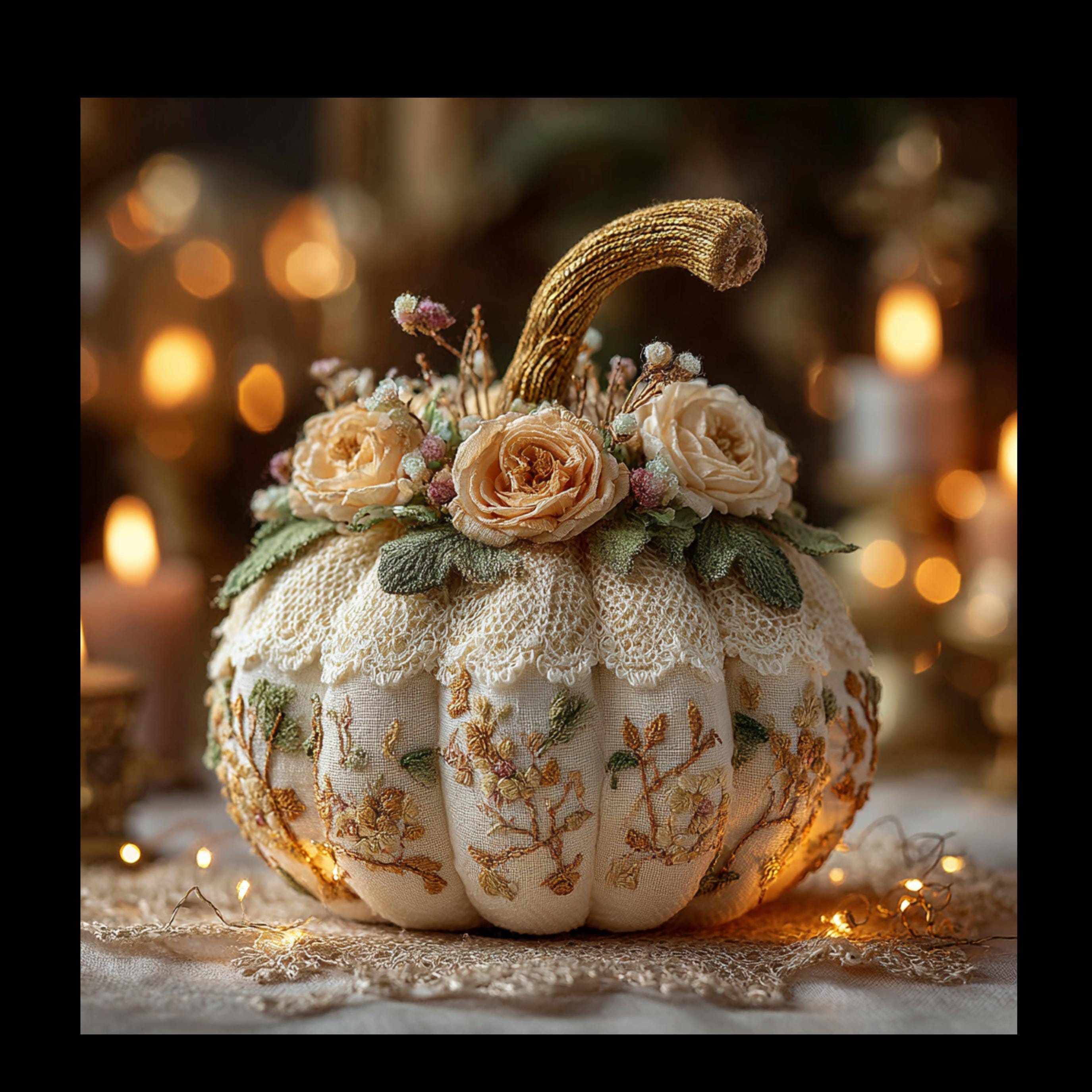 Boho Pumpkin Clipart Bundle | Cottagecore Fall Pumpkins PNG | Rustic ...