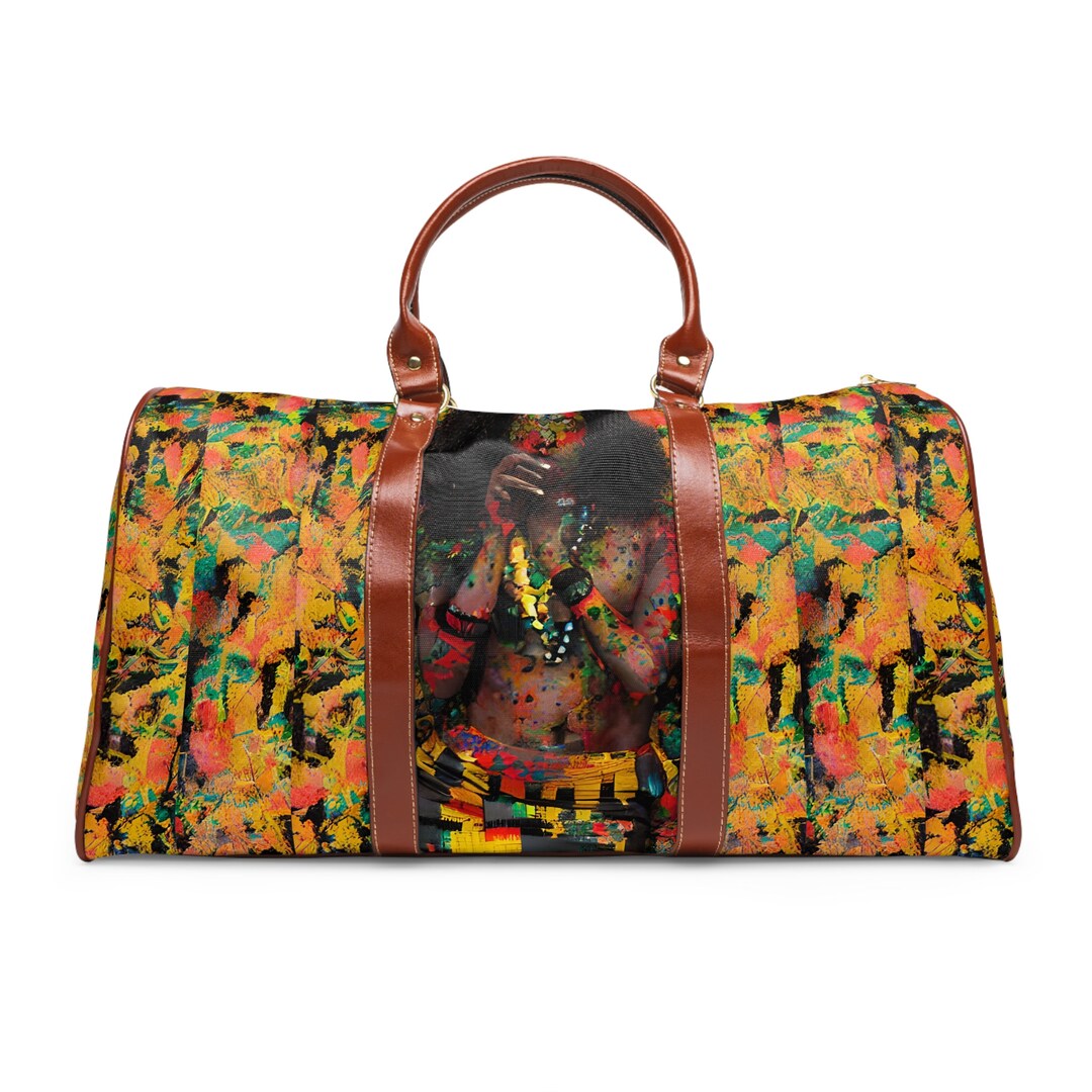 African American Travel Bag Waterproof Duffle Bag Gift for Black Woman ...