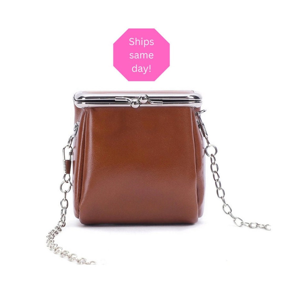 Personalized Small Leather Pouch, Small Earphone Case, Mother's Day ...