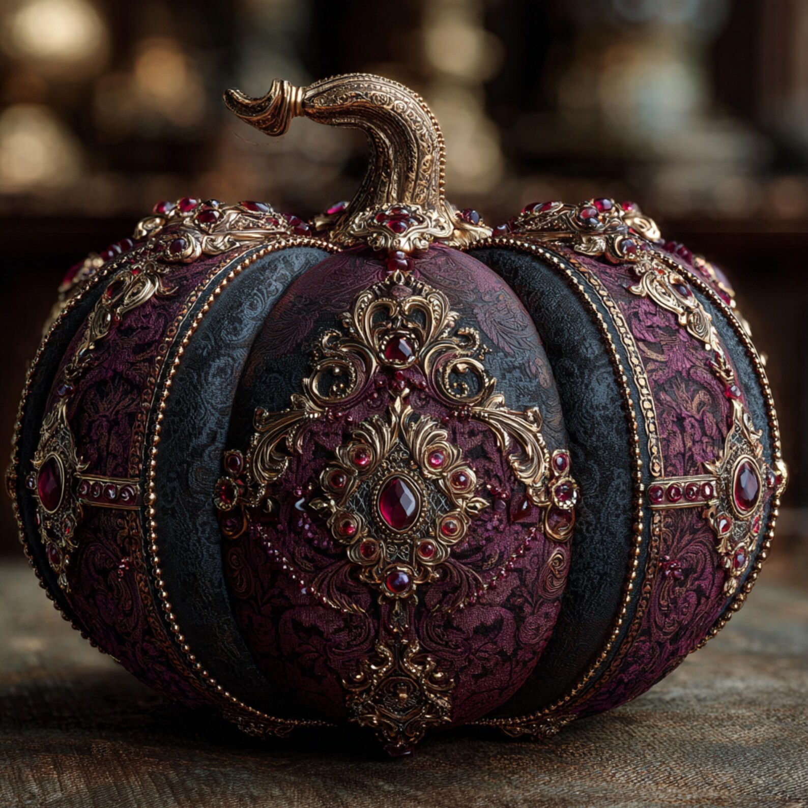 Gothic Pumpkin Clipart Bundle | Dark Victorian Pumpkins PNG | Halloween ...