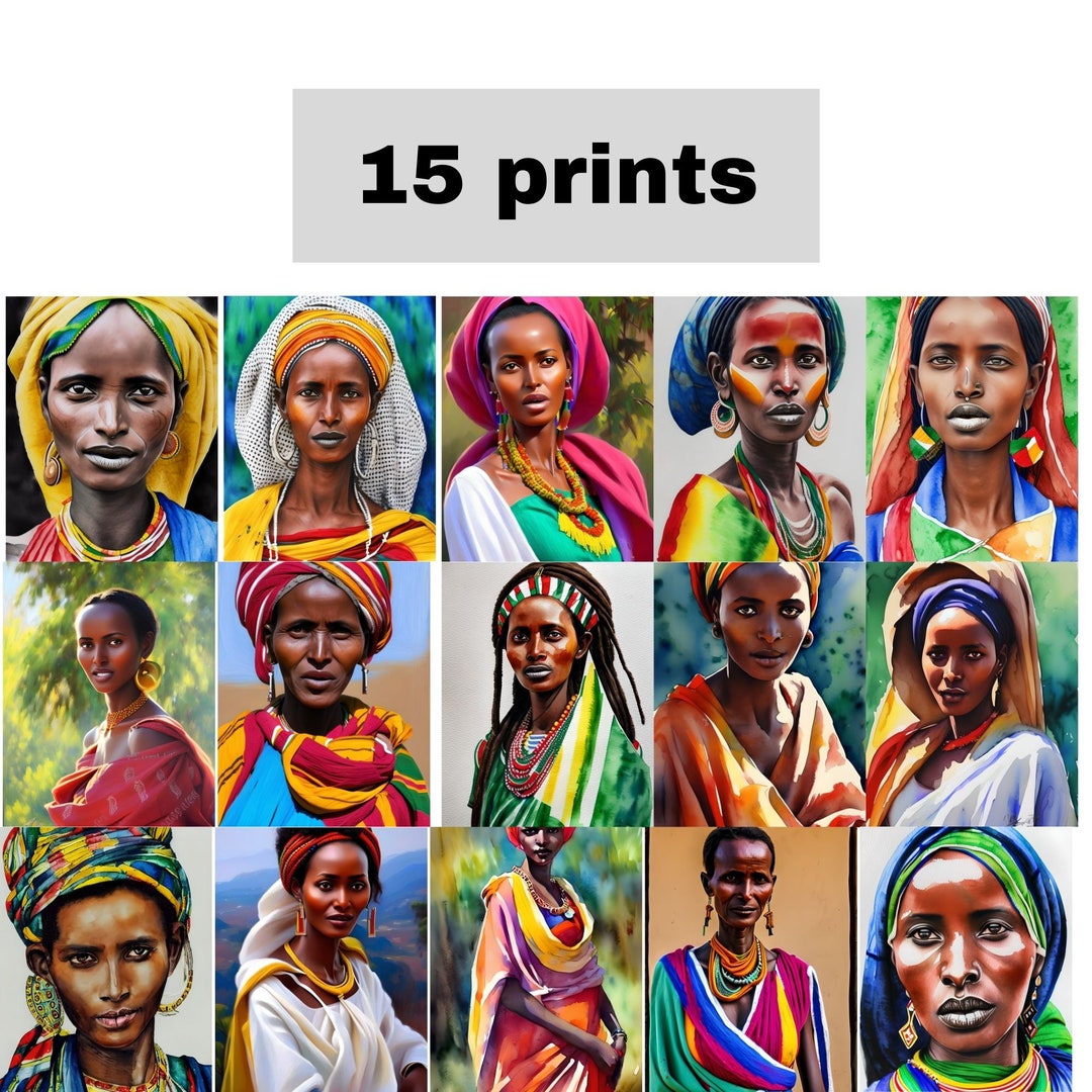 Ethiopian Decoration Art Print, Ethiopian Wedding Gifts, Ethiopian Wall ...