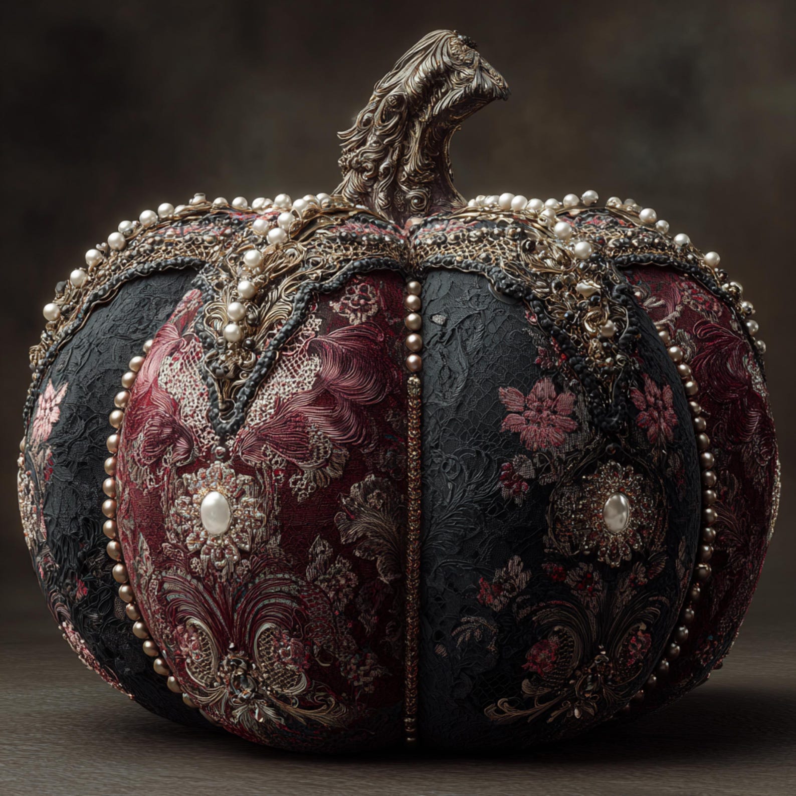 Gothic Pumpkin Clipart Bundle | Dark Victorian Pumpkins PNG | Halloween ...