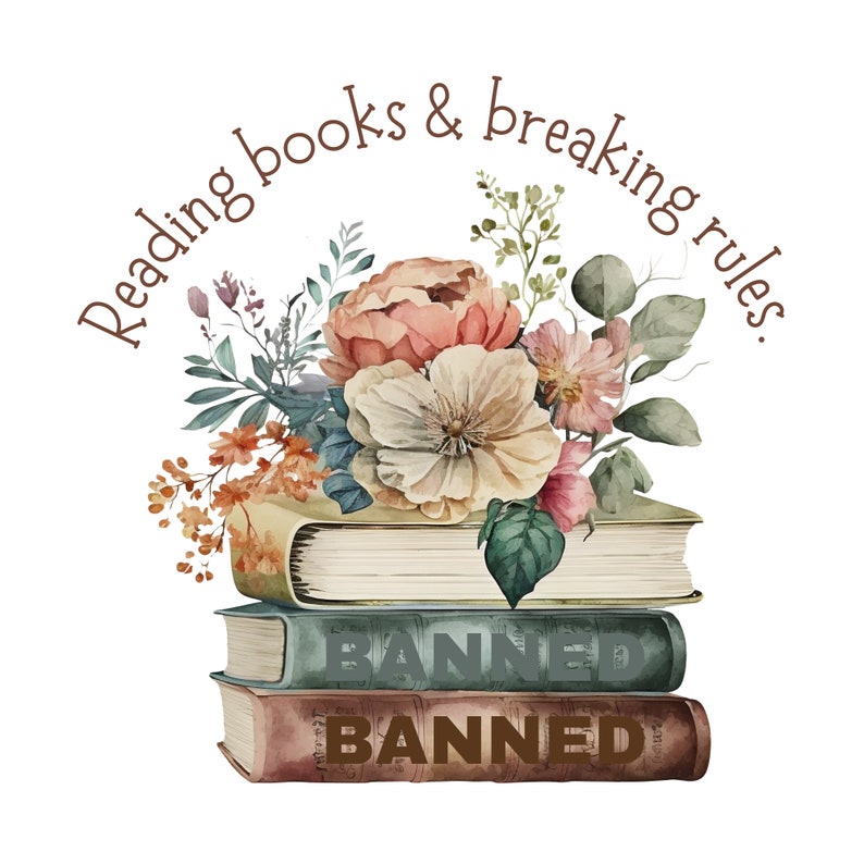 Banned Books Svg Png Don't Ban Books Svg Png Read Banned - Etsy