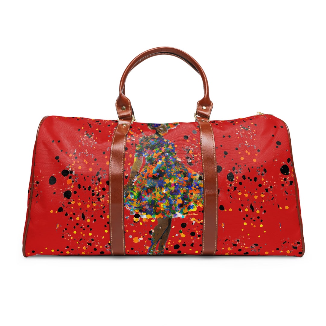 African American Travel Bag Waterproof Duffle Bag Gift for Black Woman ...
