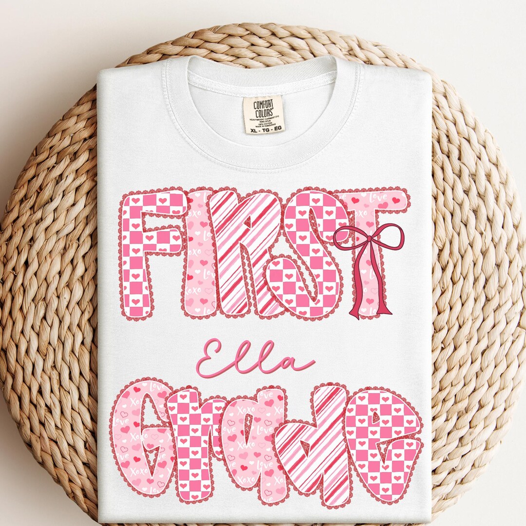 Personalized First Grade Student Shirt, Custom 1st Grade Student Shirt ...