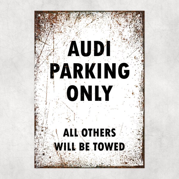 Audi Sign - Etsy