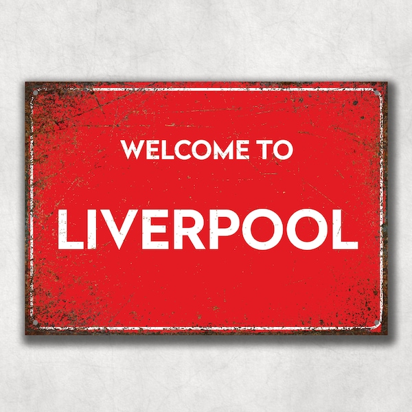 Liverpool Metal Signs - Etsy