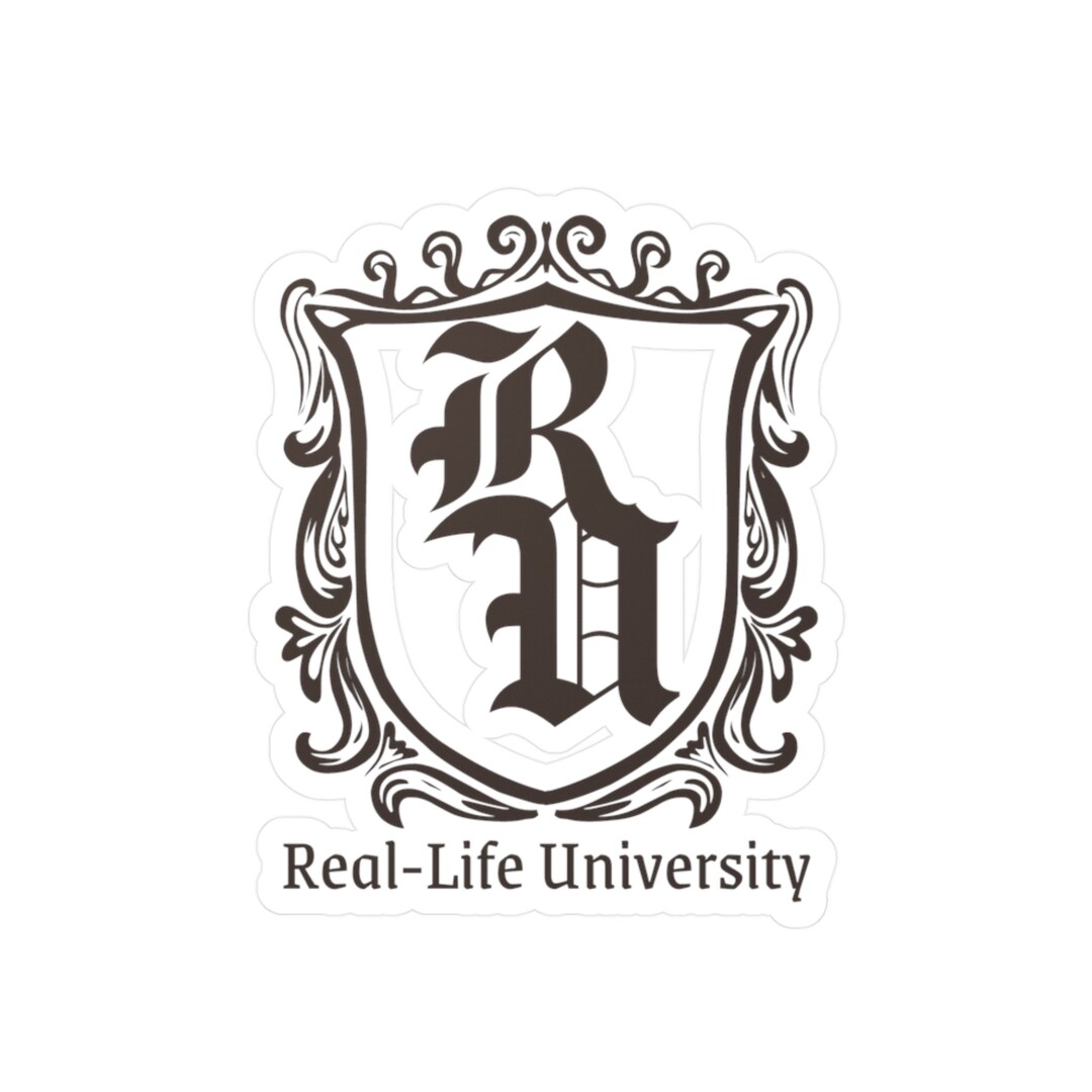 Real Life University Vinyl Decals - Etsy