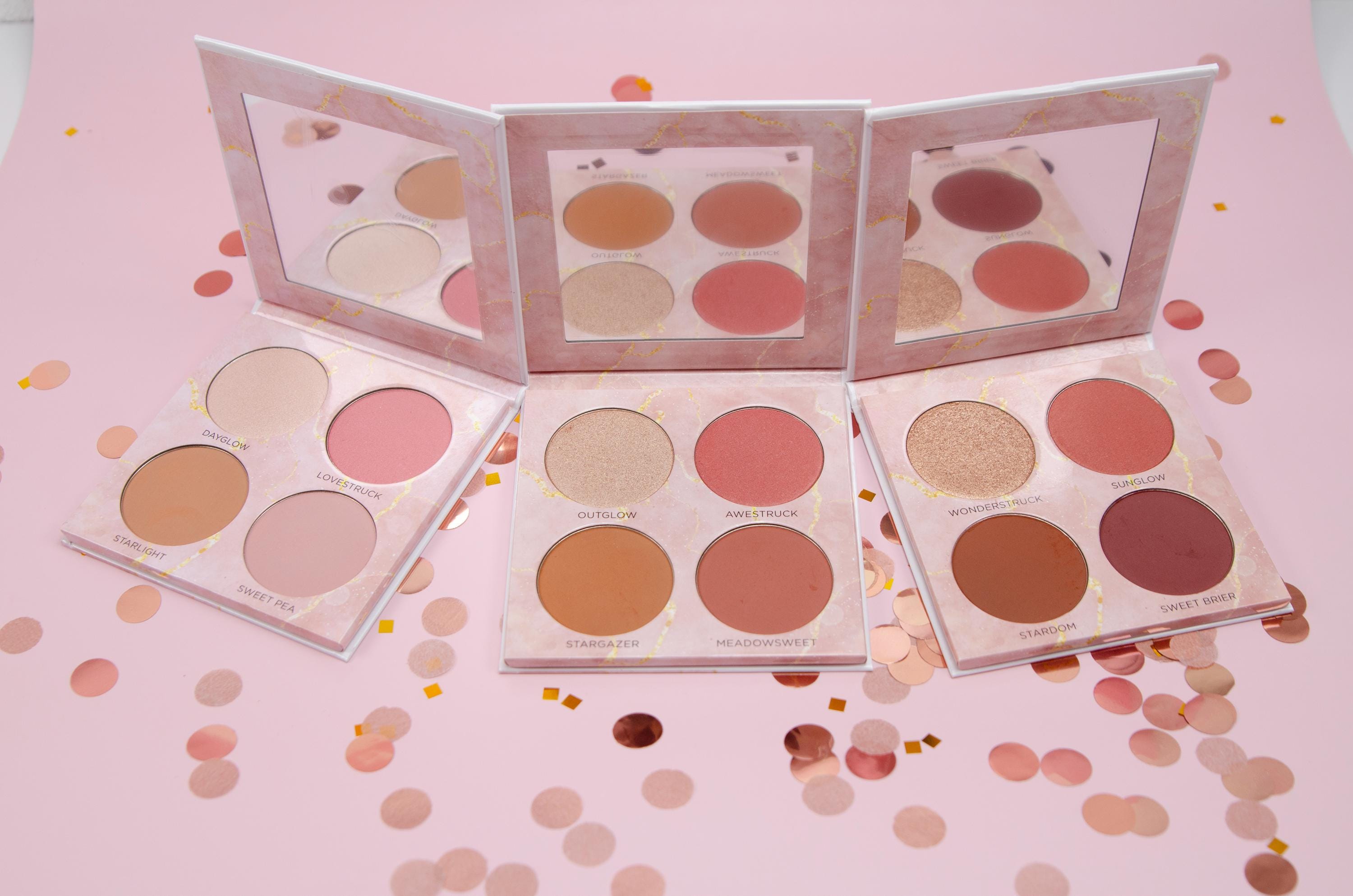 Luminous Light Medium, Face Palette, Blush, Highlighter, Bronzer - Etsy
