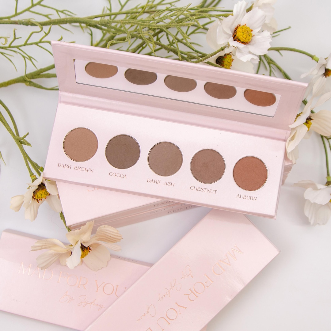 Dark Brown Eyebrow Palette, Eyebrows, Palette, Brown - Etsy