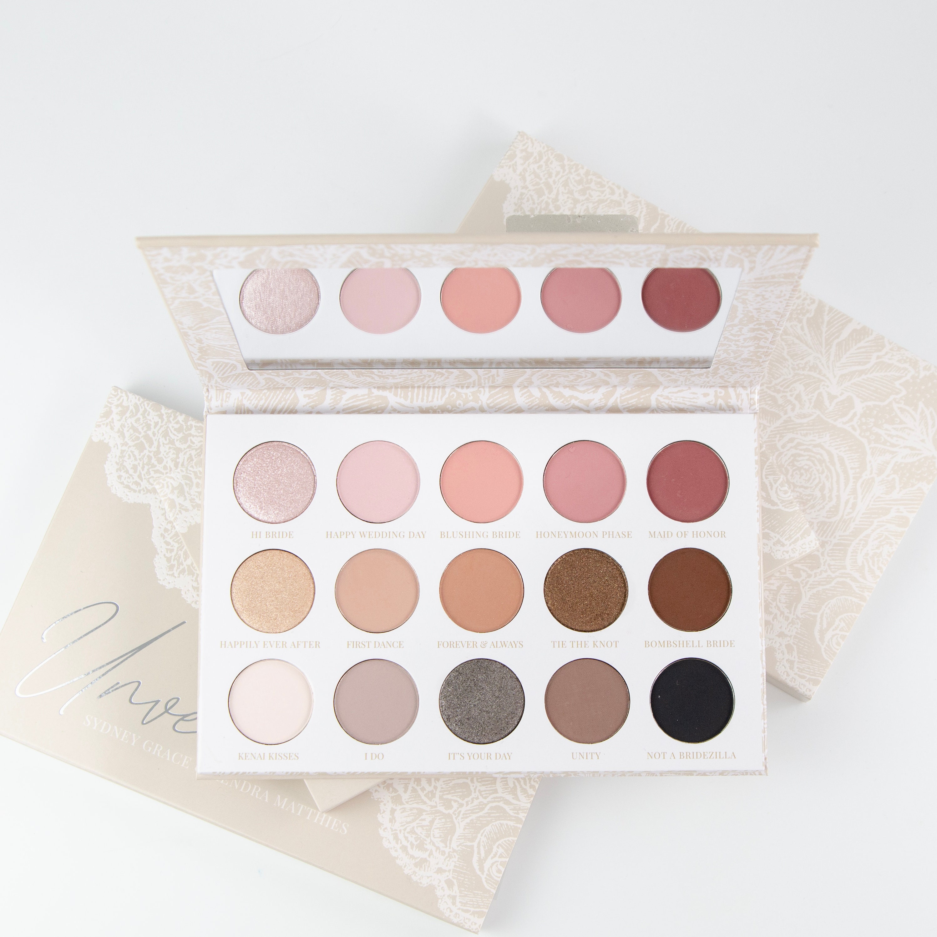 NEW Unveiled Bridal Makeup Palette by Kendra Matthies, 15 Pan ...