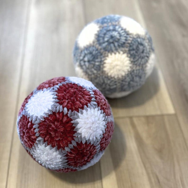 Crochet Soccer Ball Pattern PDF – Soft and Velvety – 22 Inches (56 Cm ...