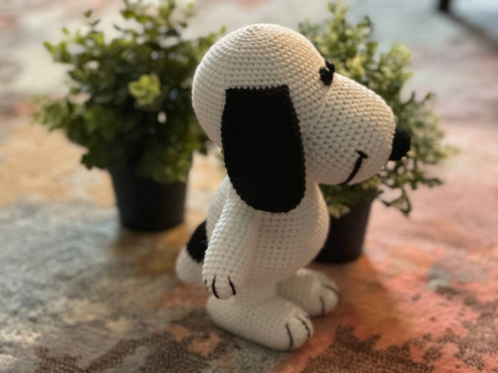 Digital Crochet Pattern: Snoopy - Intermediate Level | Instant Download ...