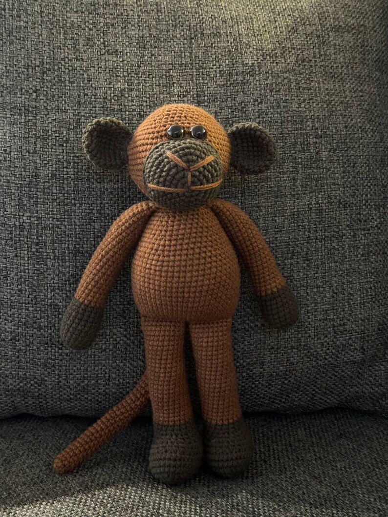 Crochet Monkey Digital Pattern PDF - Adorable and Easy - Instant ...