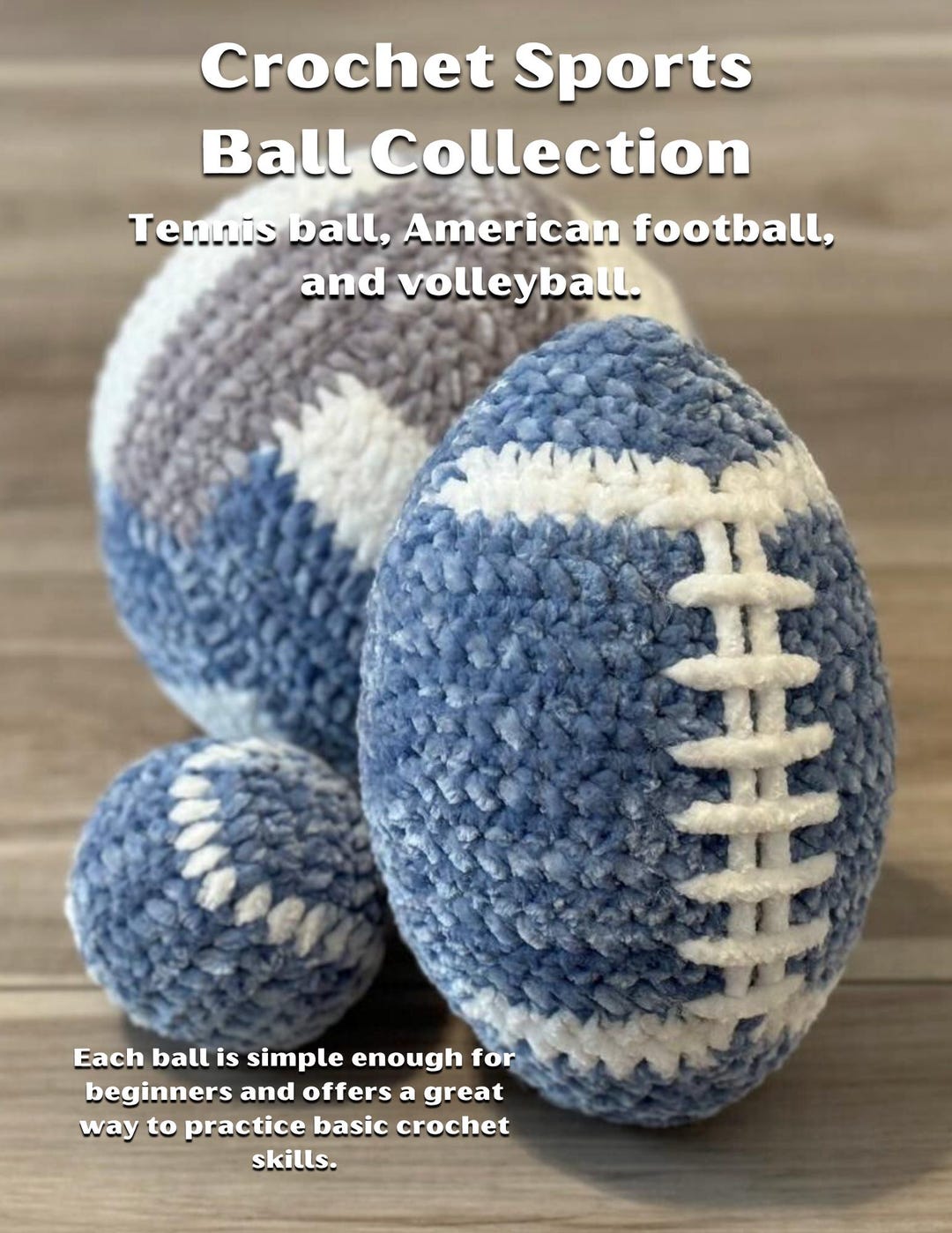Crochet 3-in-1 Sports Ball Collection Pattern PDF - Fun & Realistic ...