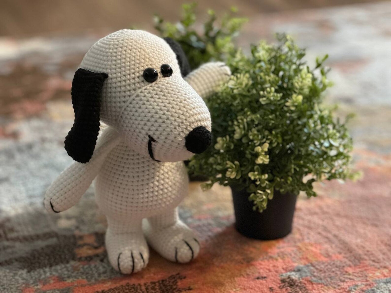 Digital Crochet Pattern: Snoopy - Intermediate Level | Instant Download ...