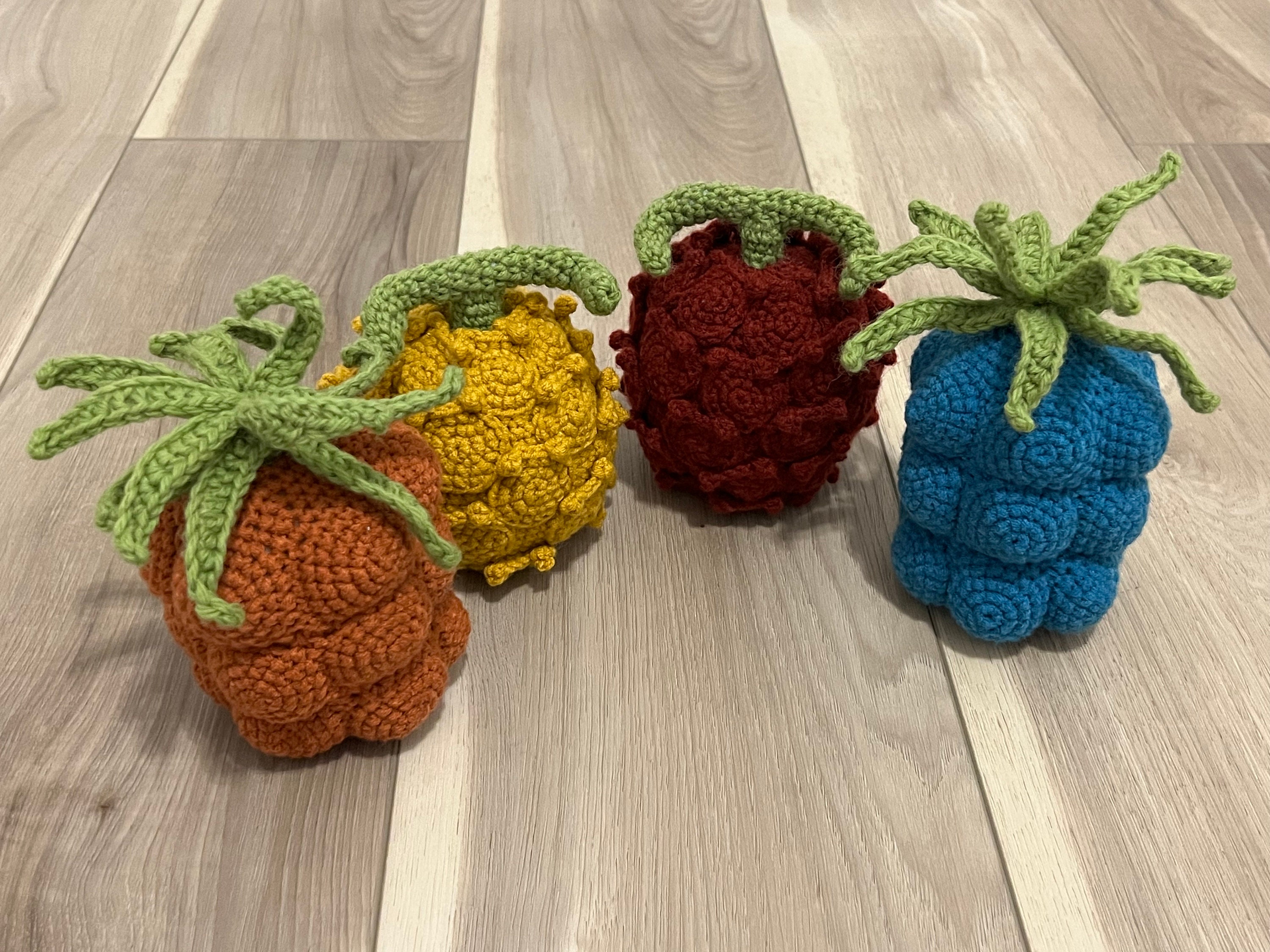 Knitted Anime Fruits One Piece Crochet Devil's Fruits Bara Bara No Mi ...