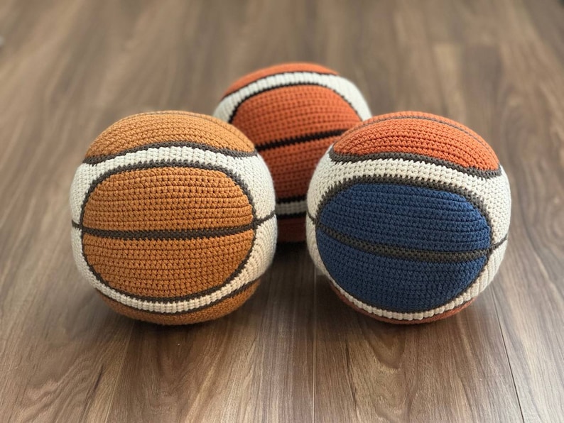 Crochet Basketball Digital Pattern PDF | Instant Download - Etsy