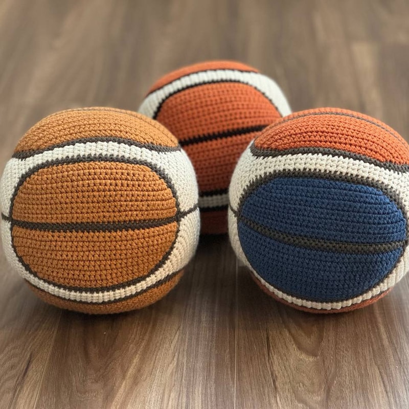 Crochet Basketball Pattern - Etsy