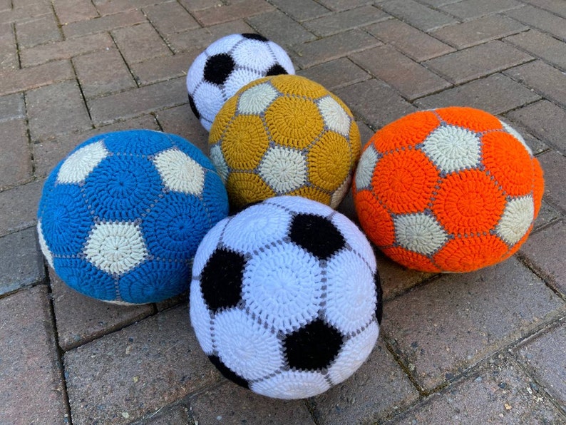 Crochet Soccer Ball Pattern (.PDF) - Instant Download - Etsy