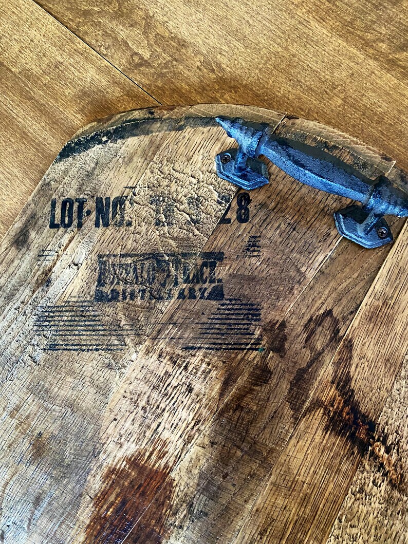 Buffalo Trace Barrel Serving Tray - Etsy
