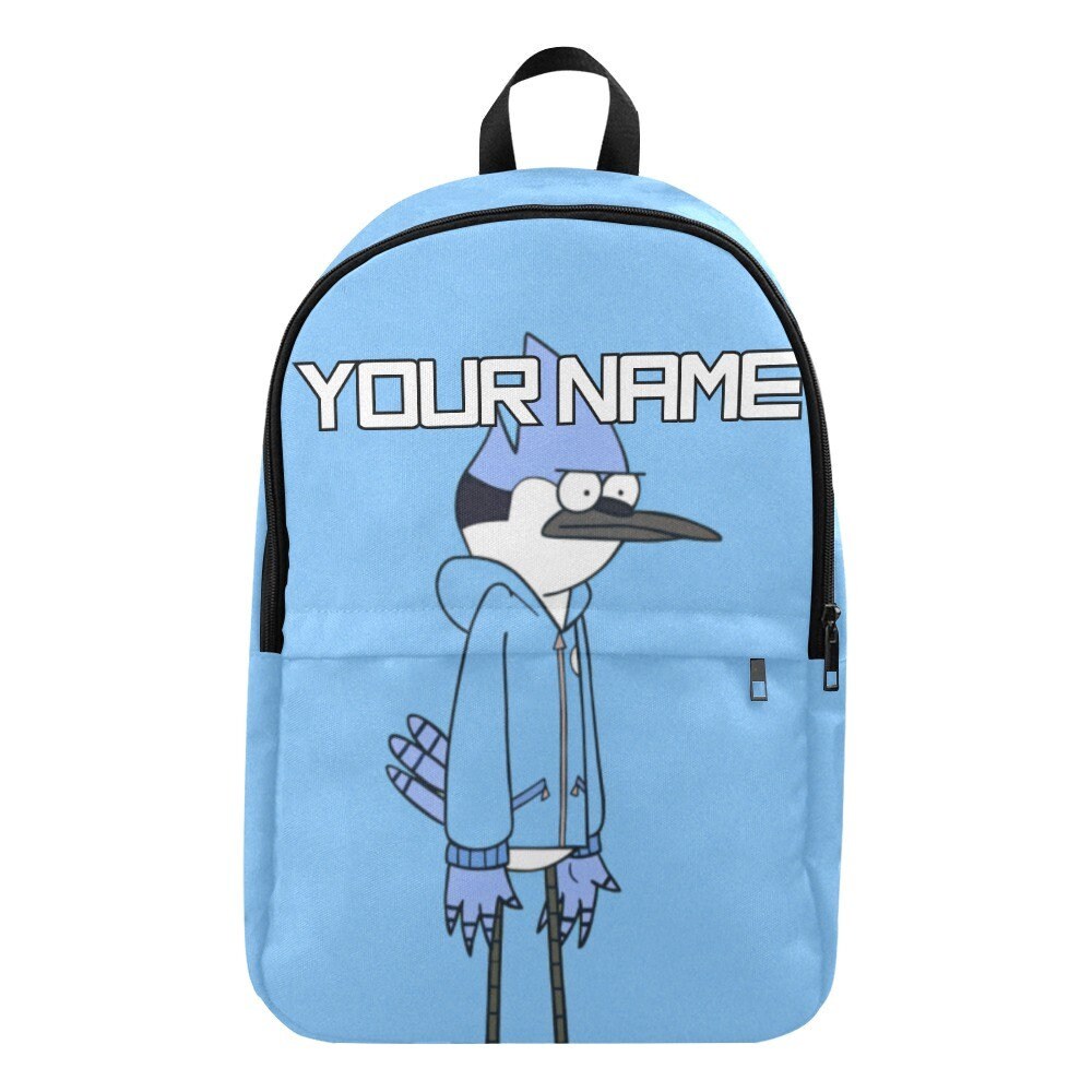 Regular Show Backpack Mordecai Bag. for School Students. - Etsy
