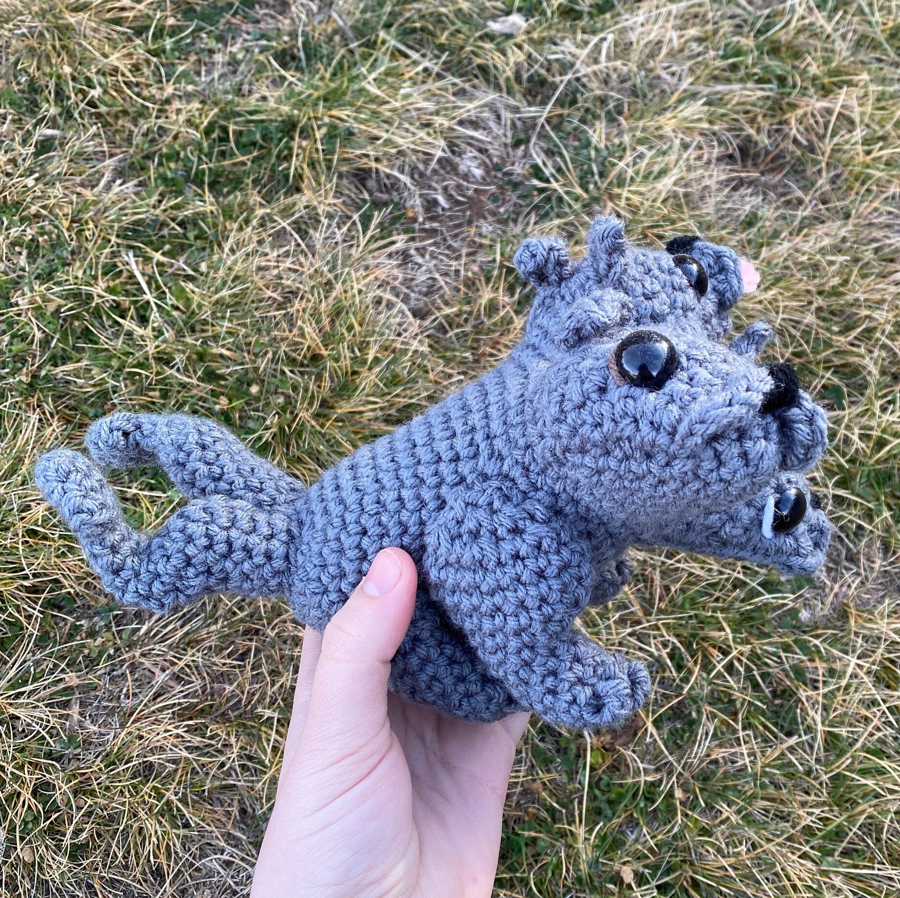 Crochet Cerberus Handmade Plush Toy Cute Gift Item - Etsy