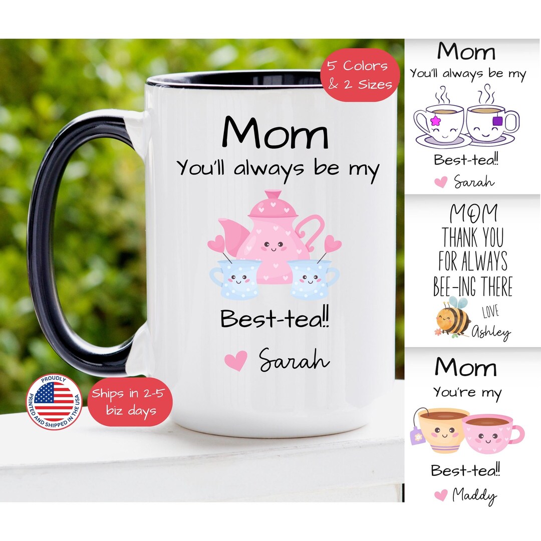 Custom Mom Mug, Personalized Coffee Mug for Mothers Day Presents ...