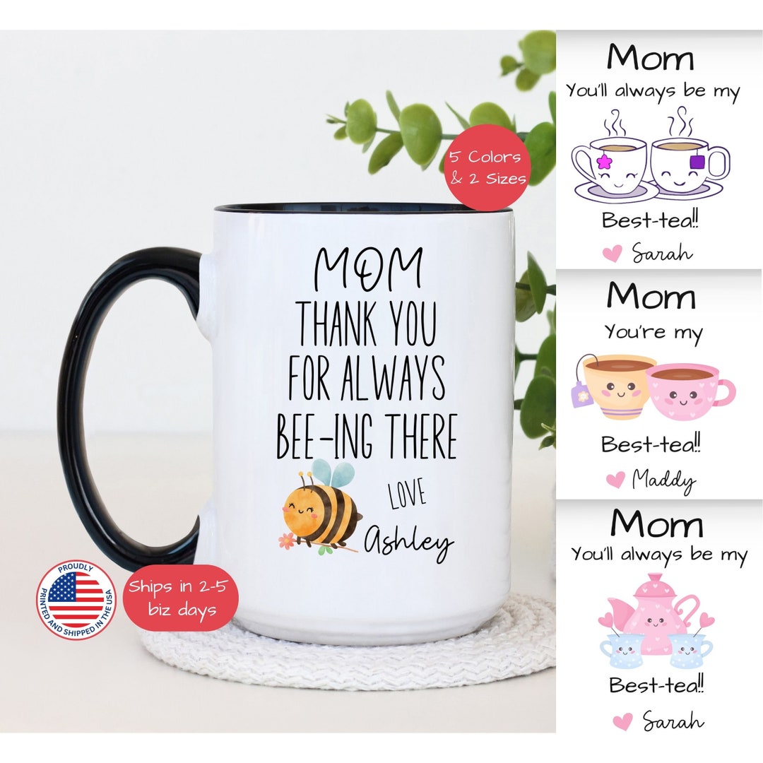 Custom Mom Mug, Personalized Coffee Mug for Mothers Day Presents ...