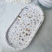 Seashell Terrazzo Oval Trinket Dish, Seashell Terrazzo Dish, Seashell ...