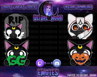 Luna Emotes Pack twitch/discord - Etsy