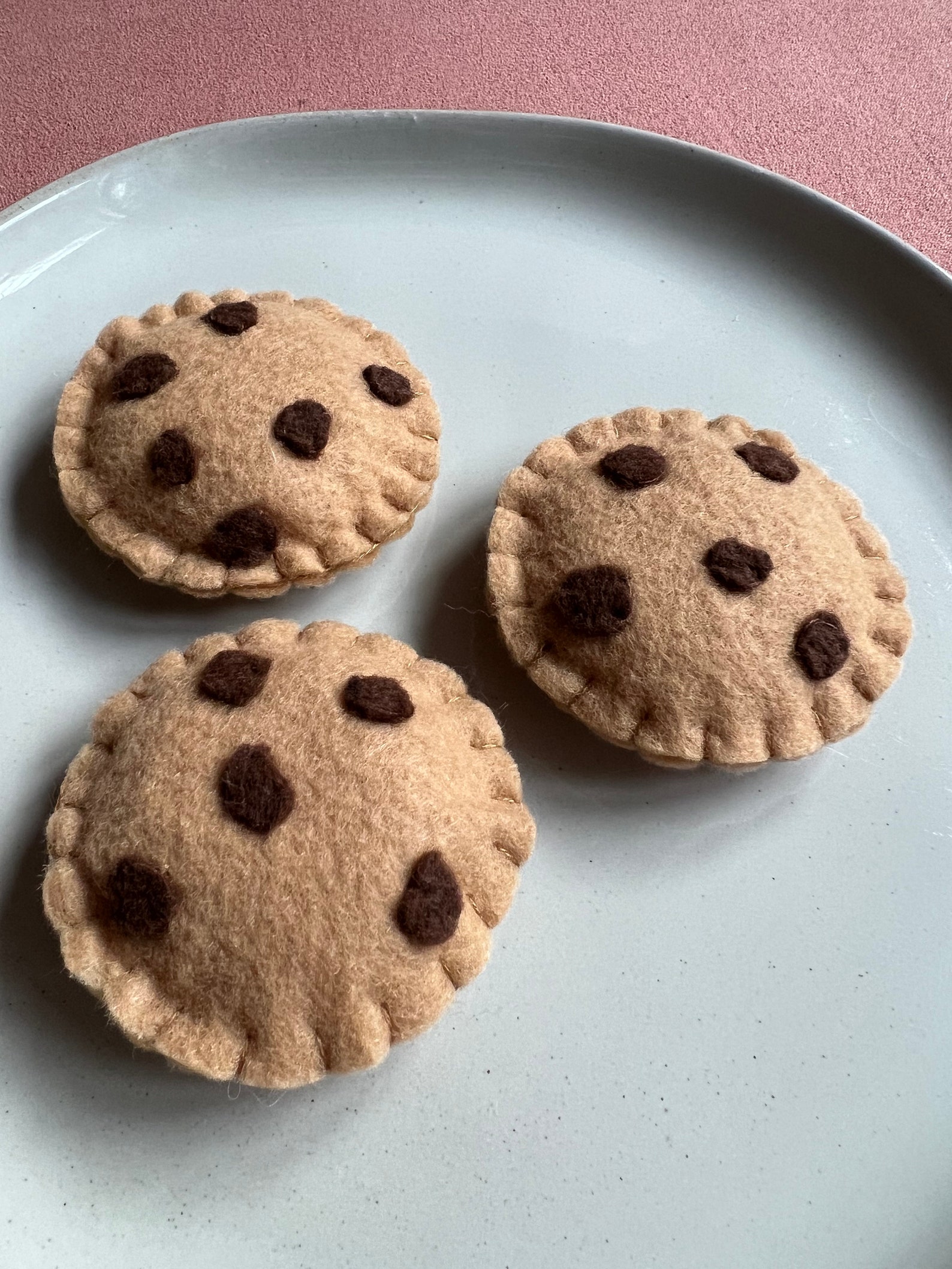 Valentines Kids Felt Play Food Montessori Cookie Set baking - Etsy
