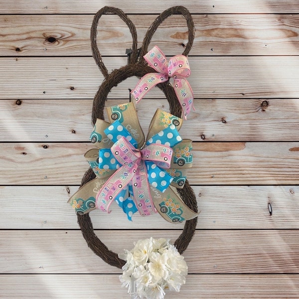 Easter Bunny Wreath - Etsy