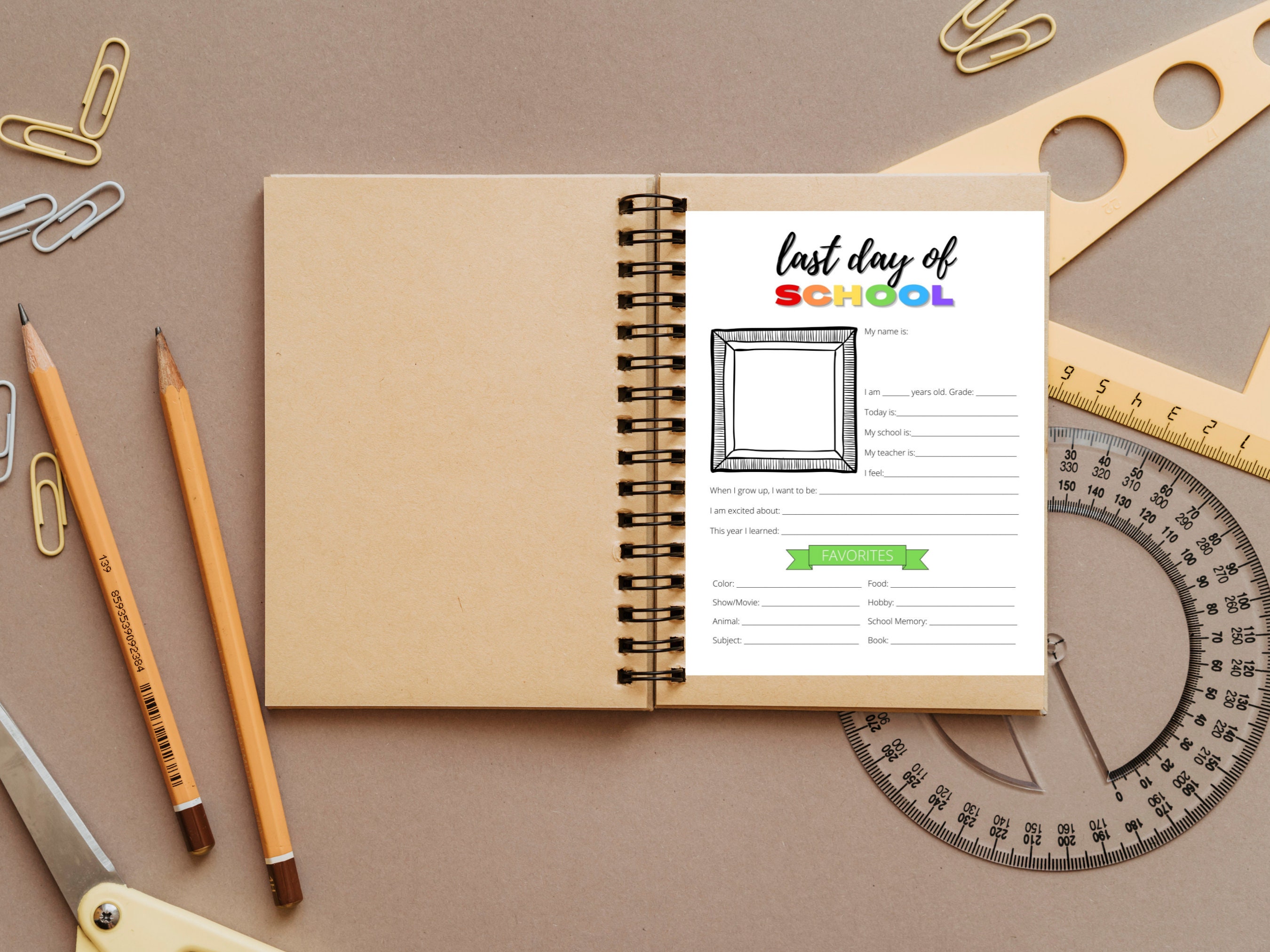 First and Last Day of School Printable, Back to School, School ...