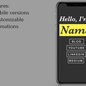 Vox Style - WIX Website Template - Etsy