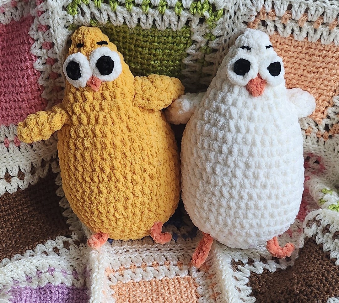 Crochet Chunky Bird Stuffed Animal - Etsy
