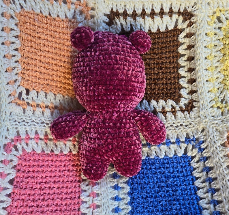Small Crochet Bear Stuffed Animal - Etsy