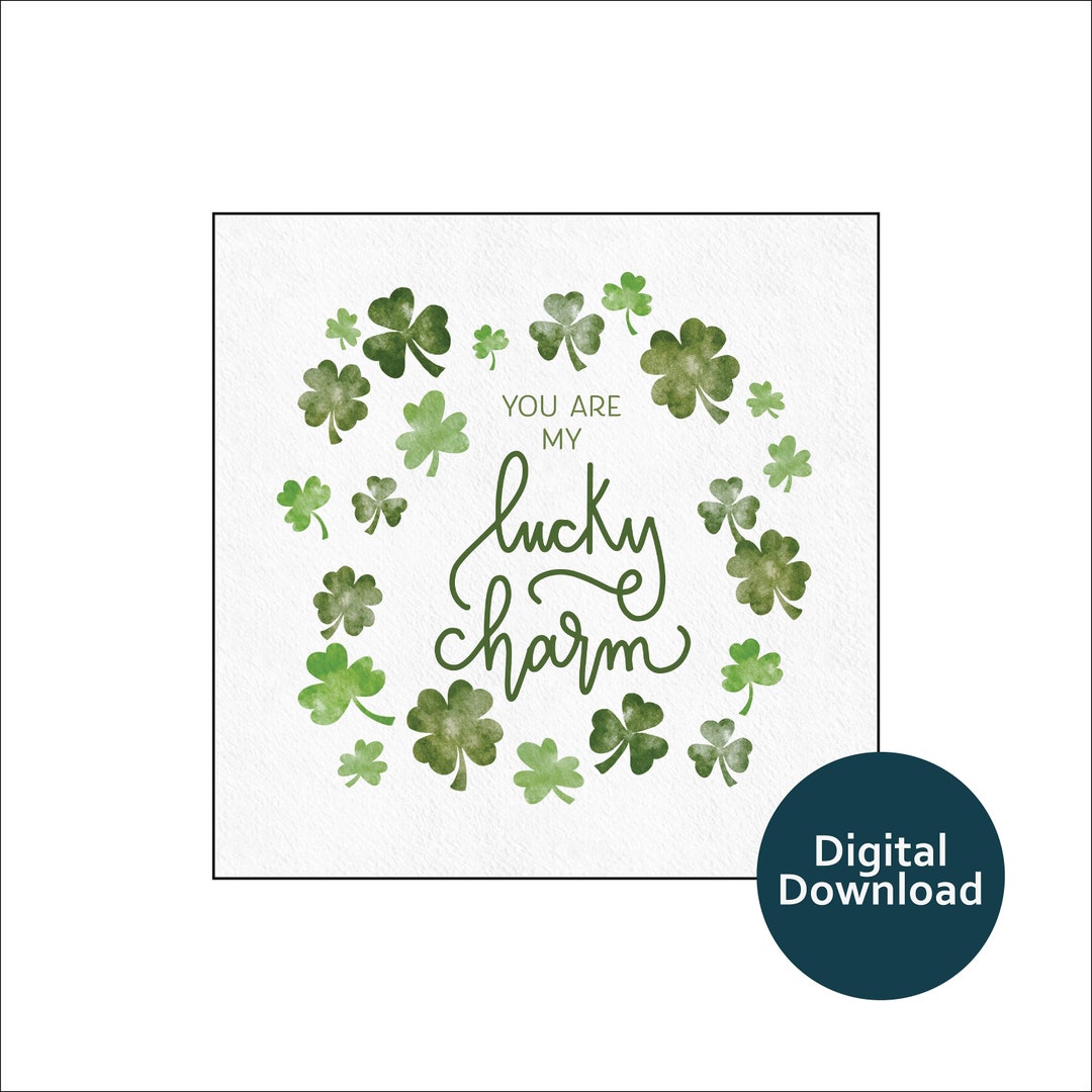 Lucky Charm Digital Download Print at Home on Any Paper - Etsy