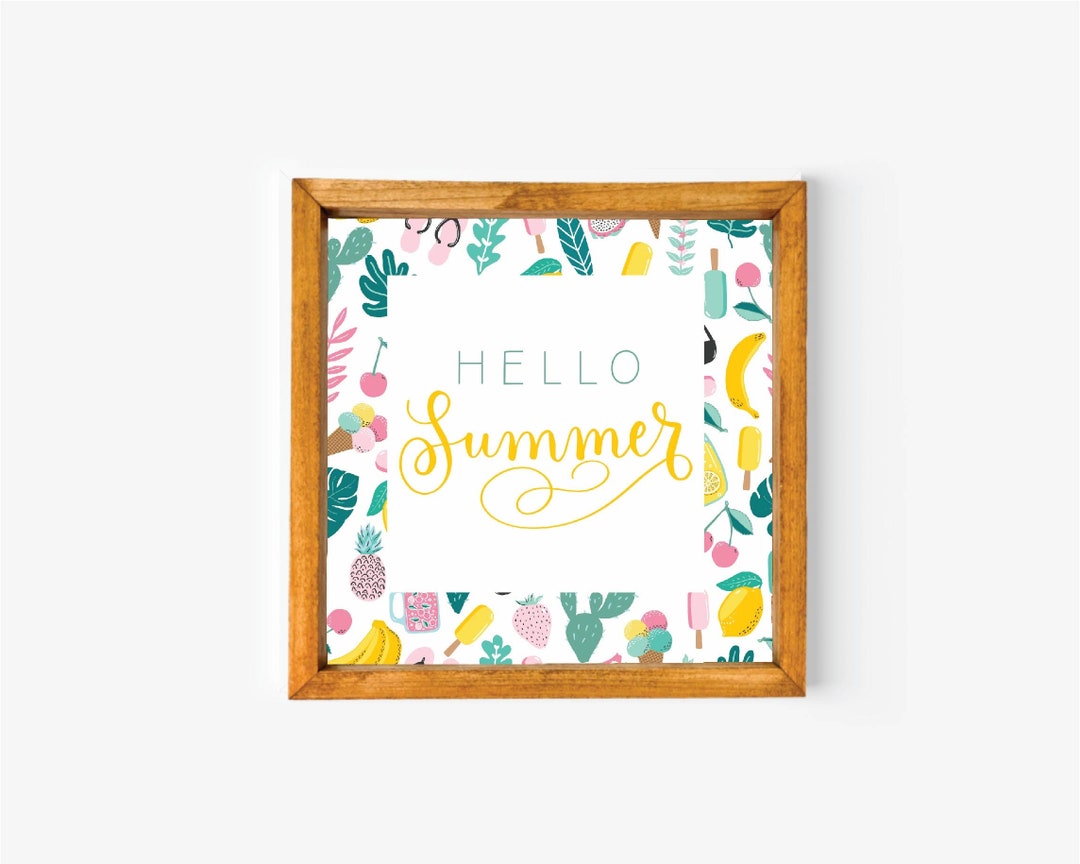 Hello Summer Digital Download - Etsy