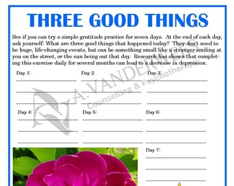 Three Good Things - Etsy