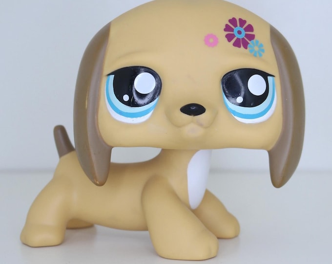 Jumbo Collectible LPS Dachshund Dog - Genuine Hasbro Deco Littlest Pet ...
