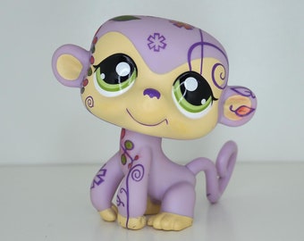 Collectible LPS Jumbo Monkey - 4.5'inch Authentic Hasbro Littlest Pet ...
