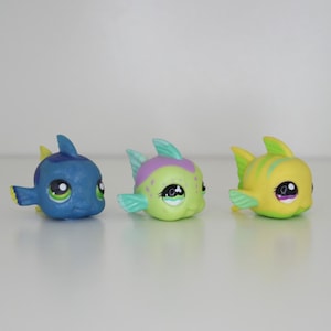 Hasbro Littlest Pet Shop LPS Pets Your Choice of a Fish Pet: 327, 514 ...