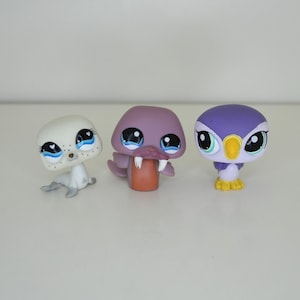 Hasbro Littlest Pet Shop LPS - Your Choice of Pet: #555 Seal, #1119 ...