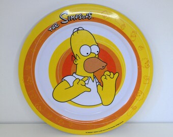The Simpsons Plate - Etsy