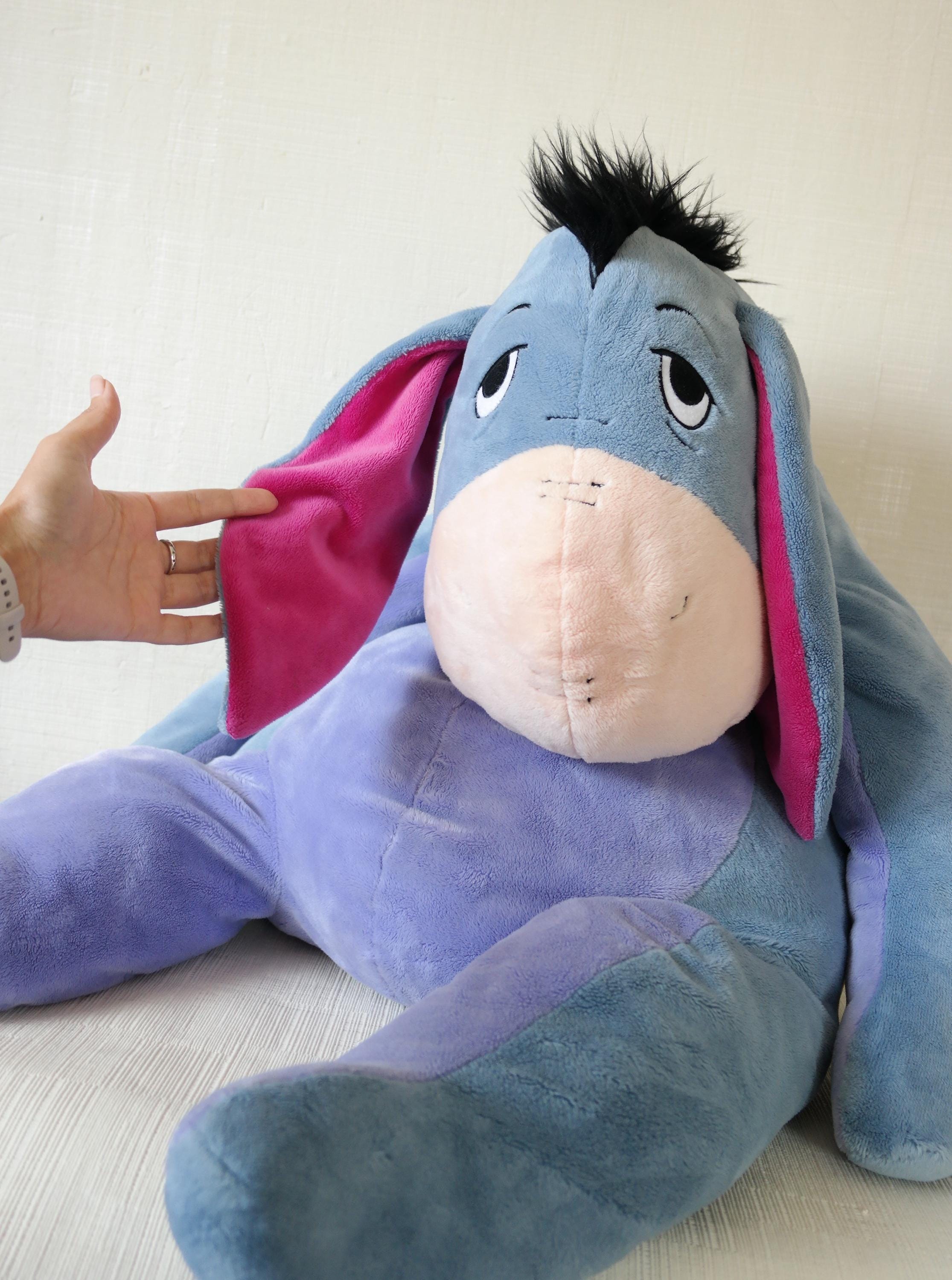 Huge Blue Eeyore Donkey Winnie the Pooh Plush Toy Big 27 inch Action Figure Preloved Plushie Etsy UK
