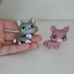 Authentic Littlest Pet Shop Corgi LPS: Grey Dog #367 or Pink Puppy ...