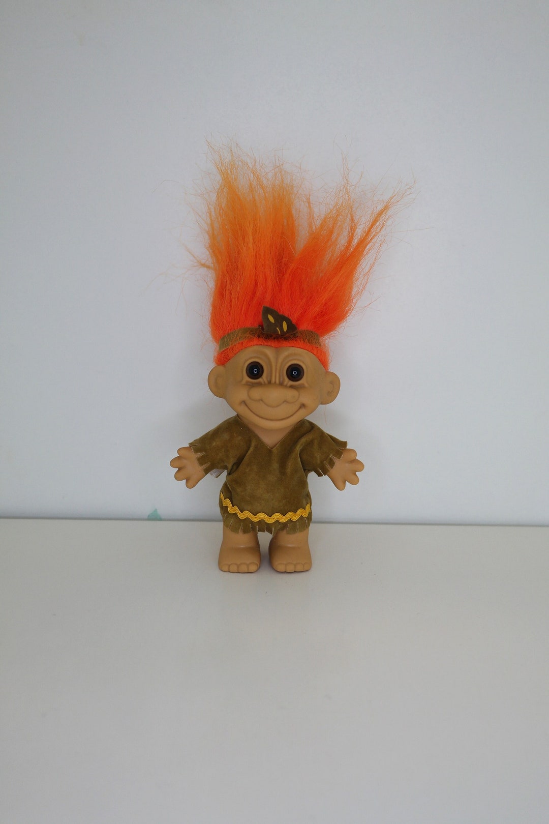 Vintage Russ Troll Doll - Thanksgiving Native American - Indian ...